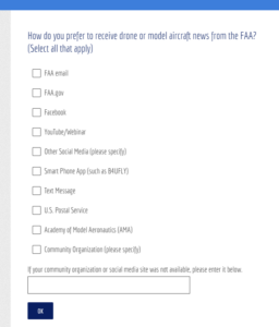 FAA UAS Survey - AMA IN ACTION Advocating for Members